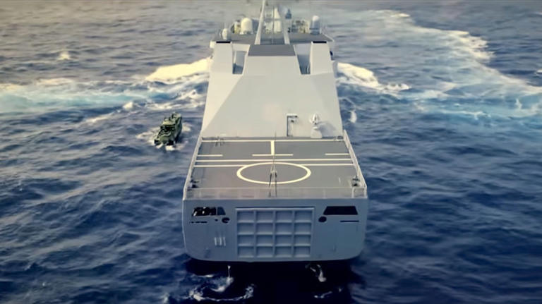 The US Navy is betting on a foreign design for its new medium landing ship