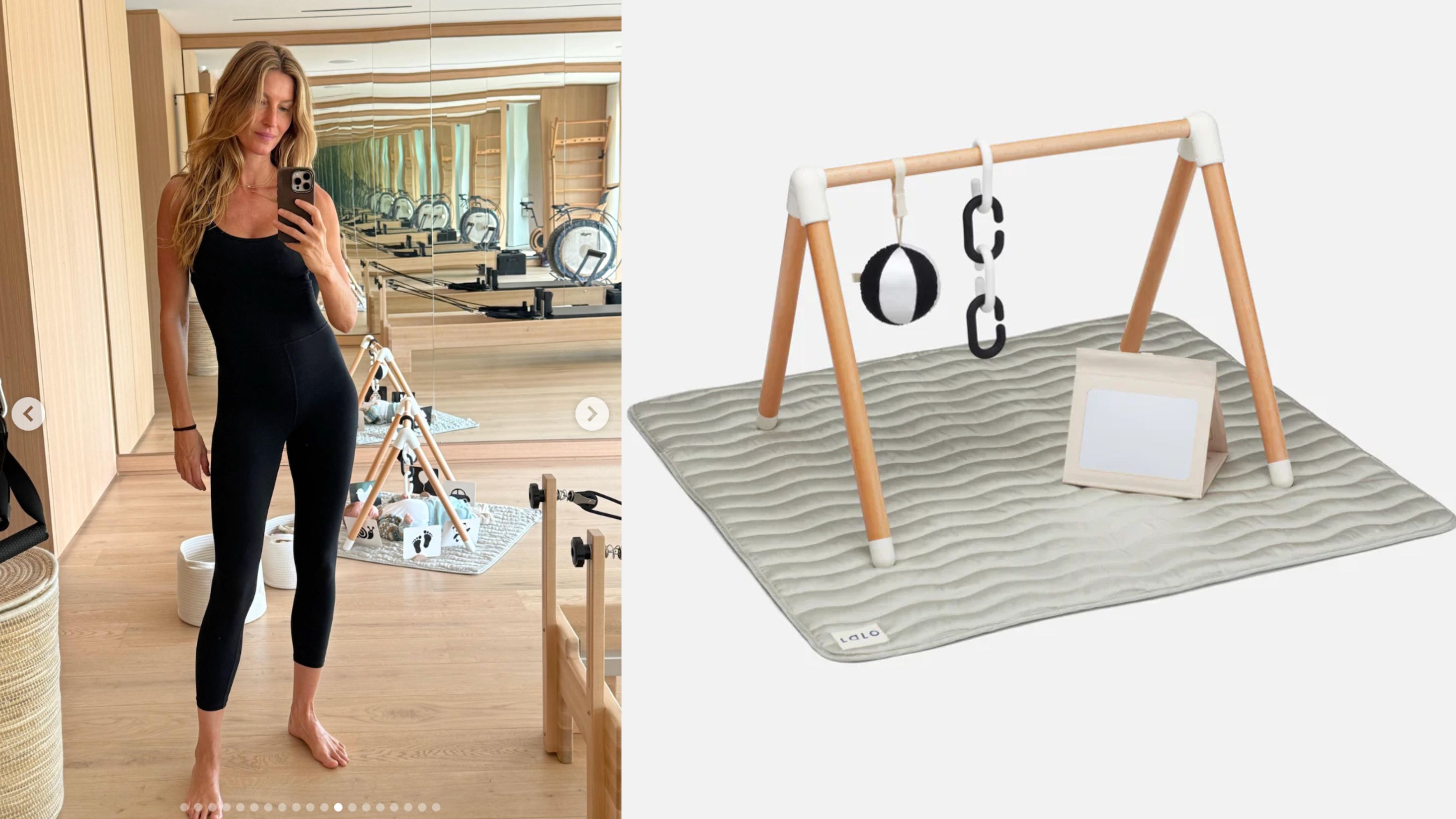 When Gisele Bündchen works out so does her baby