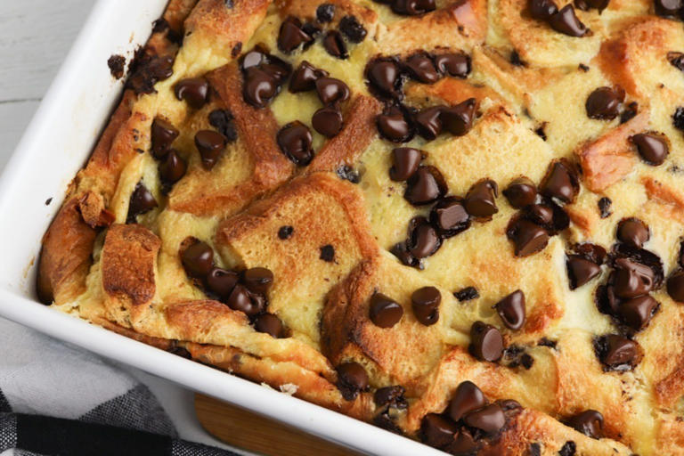 Chocolate chip French toast casserole recipe