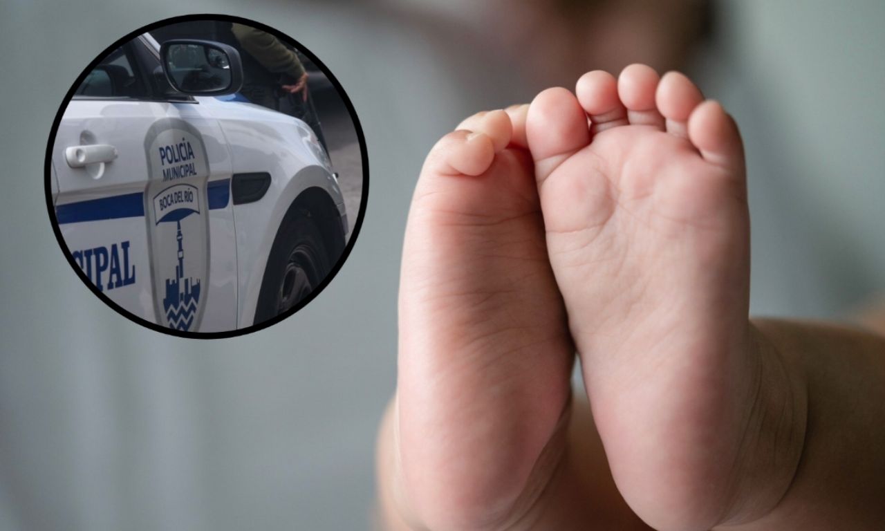 Abandonan feto afuera de sede del C5i en Boca del Río, Veracruz