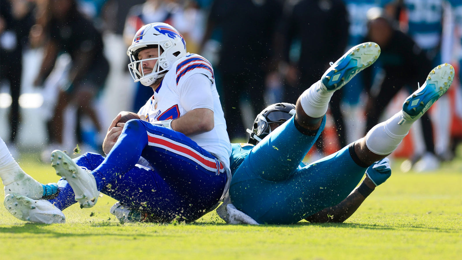 Bills star Josh Allen’s laundry list of playoff injuries gets Ian ...