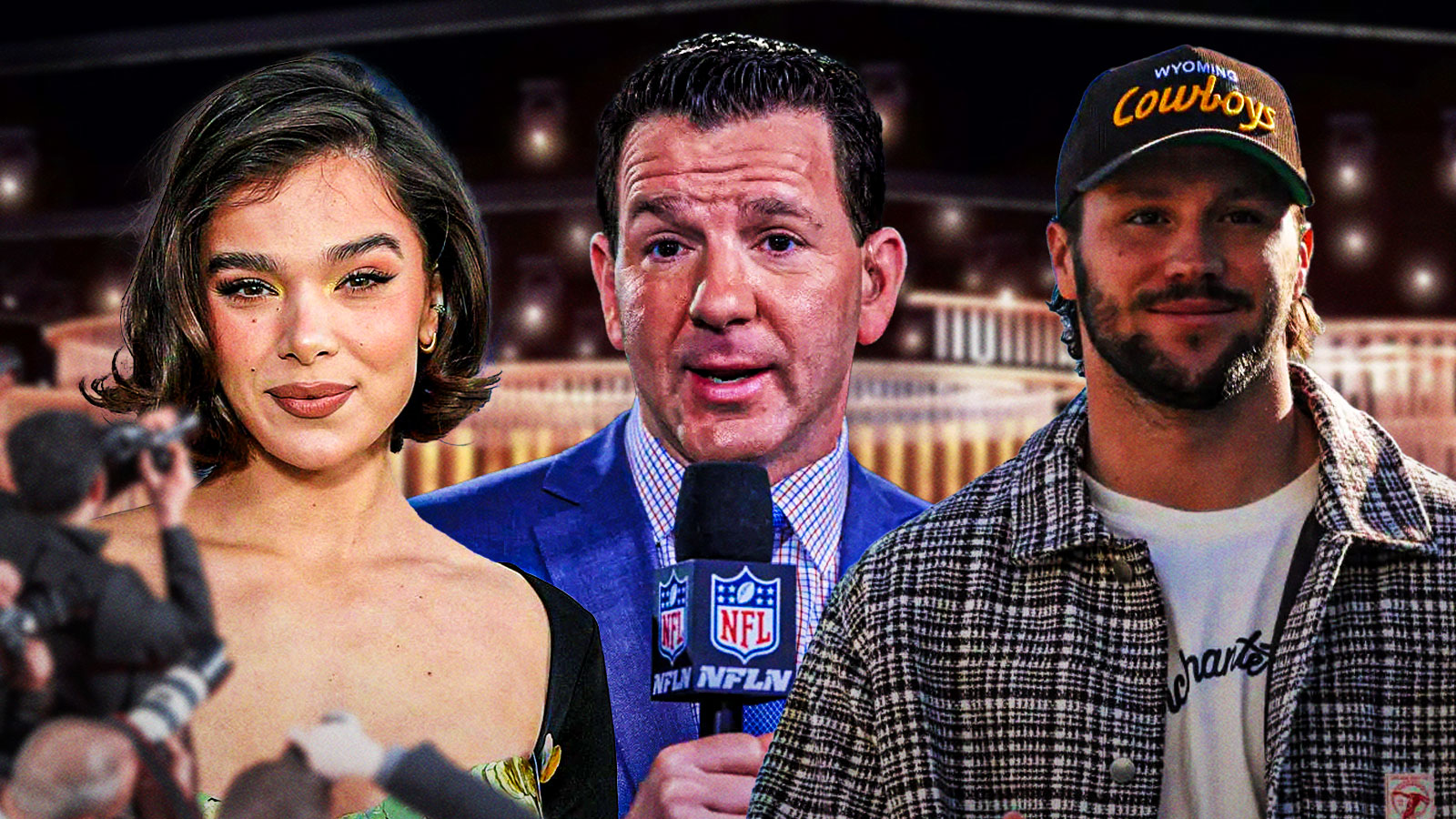 Ian Rapoport trolls Josh Allen over Hailee Steinfeld’s pregnant Golden ...