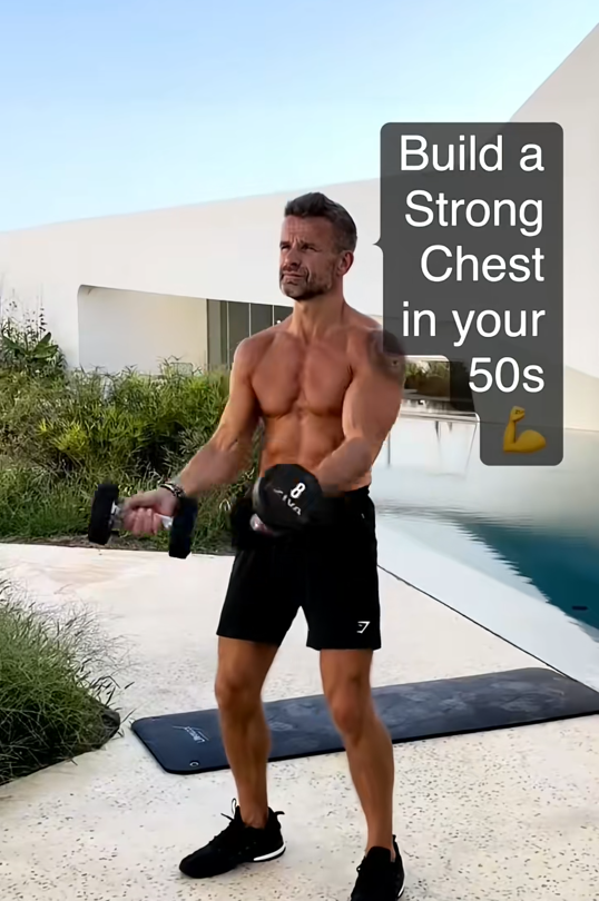 Dumbbell scoops for chest strength and size
