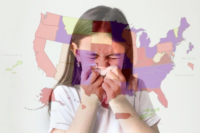 New map shows where the super flu is spreading fastest across the US