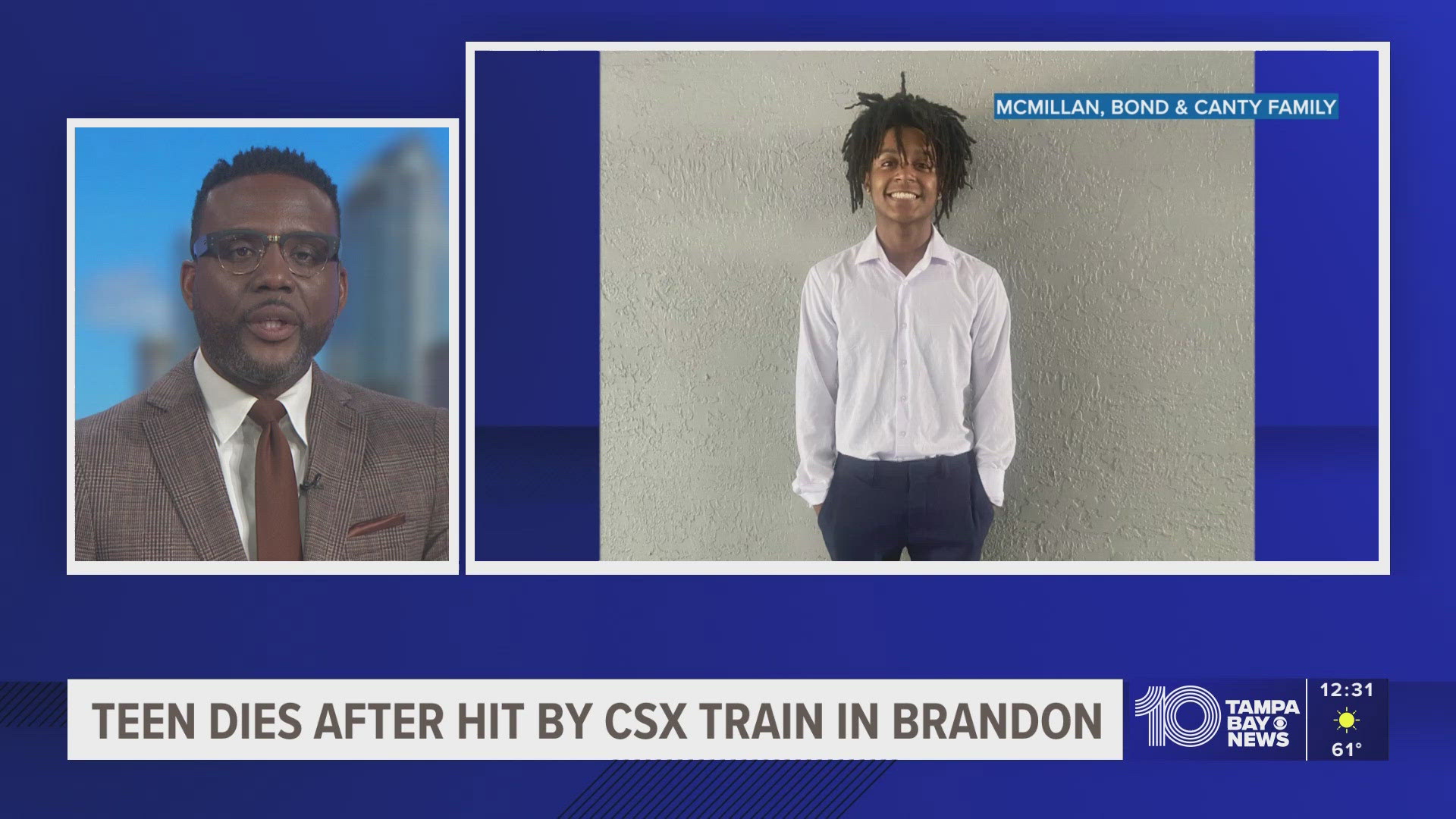 Mother of Brandon teen who died after being hit by train speaks to the ...