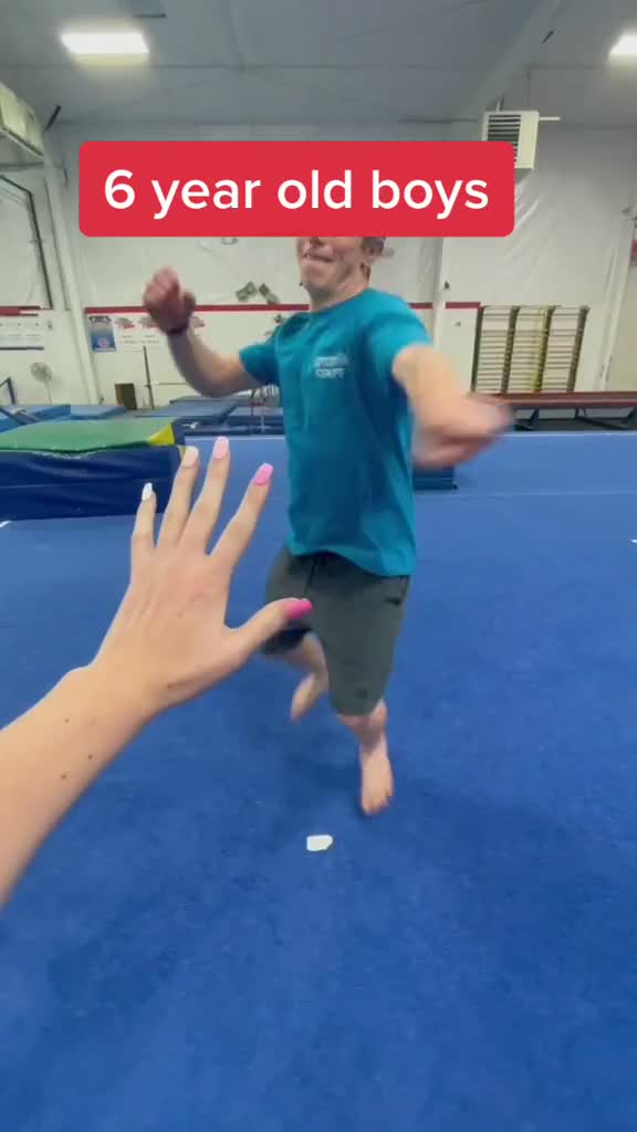 How my gymnastics students really give high fives