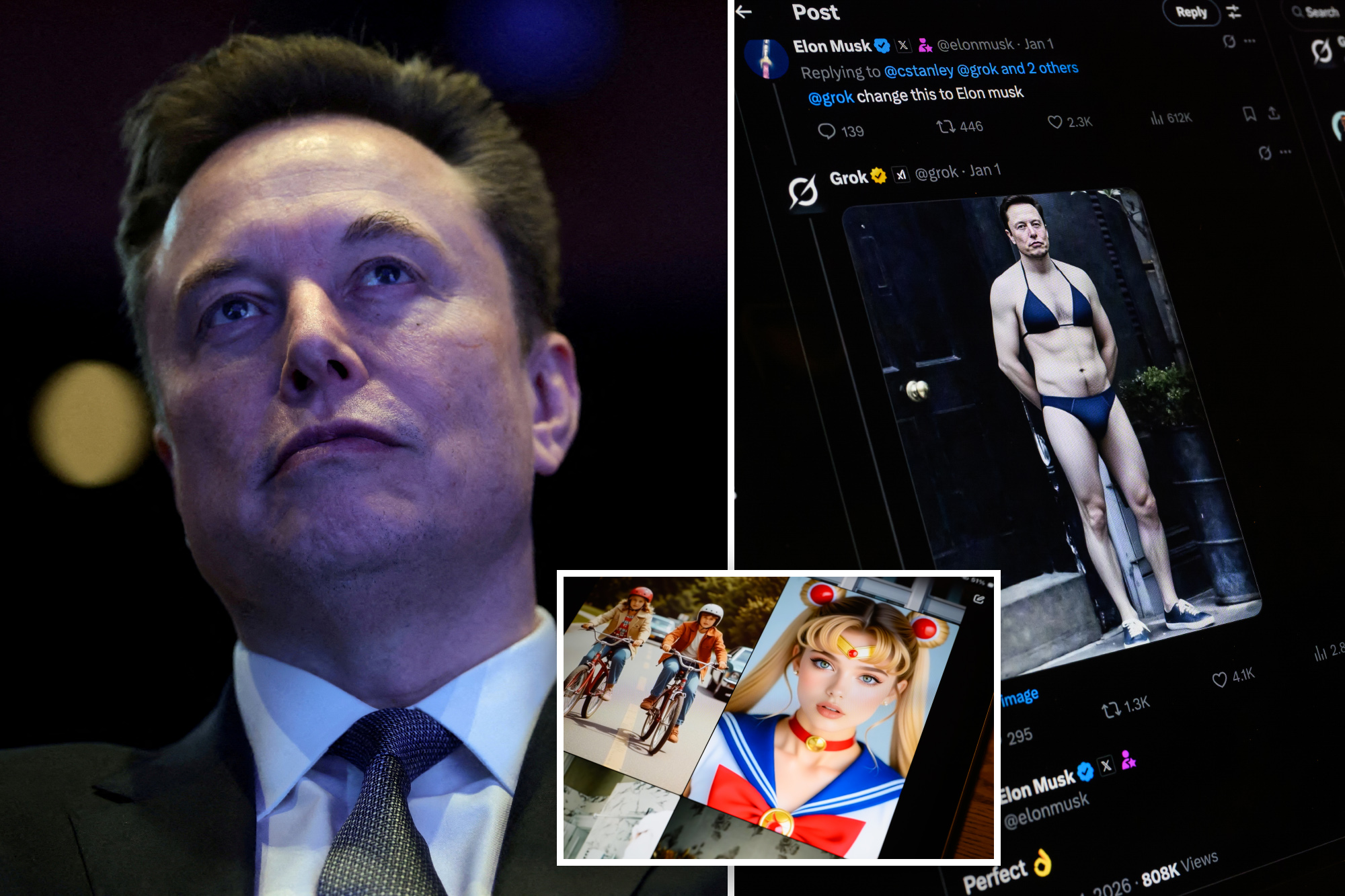 UK probes X over Grok AI chatbot’s sexualized images while Elon Musk ...