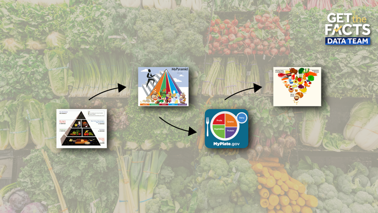 Get the facts: How has the food pyramid changed in US history?