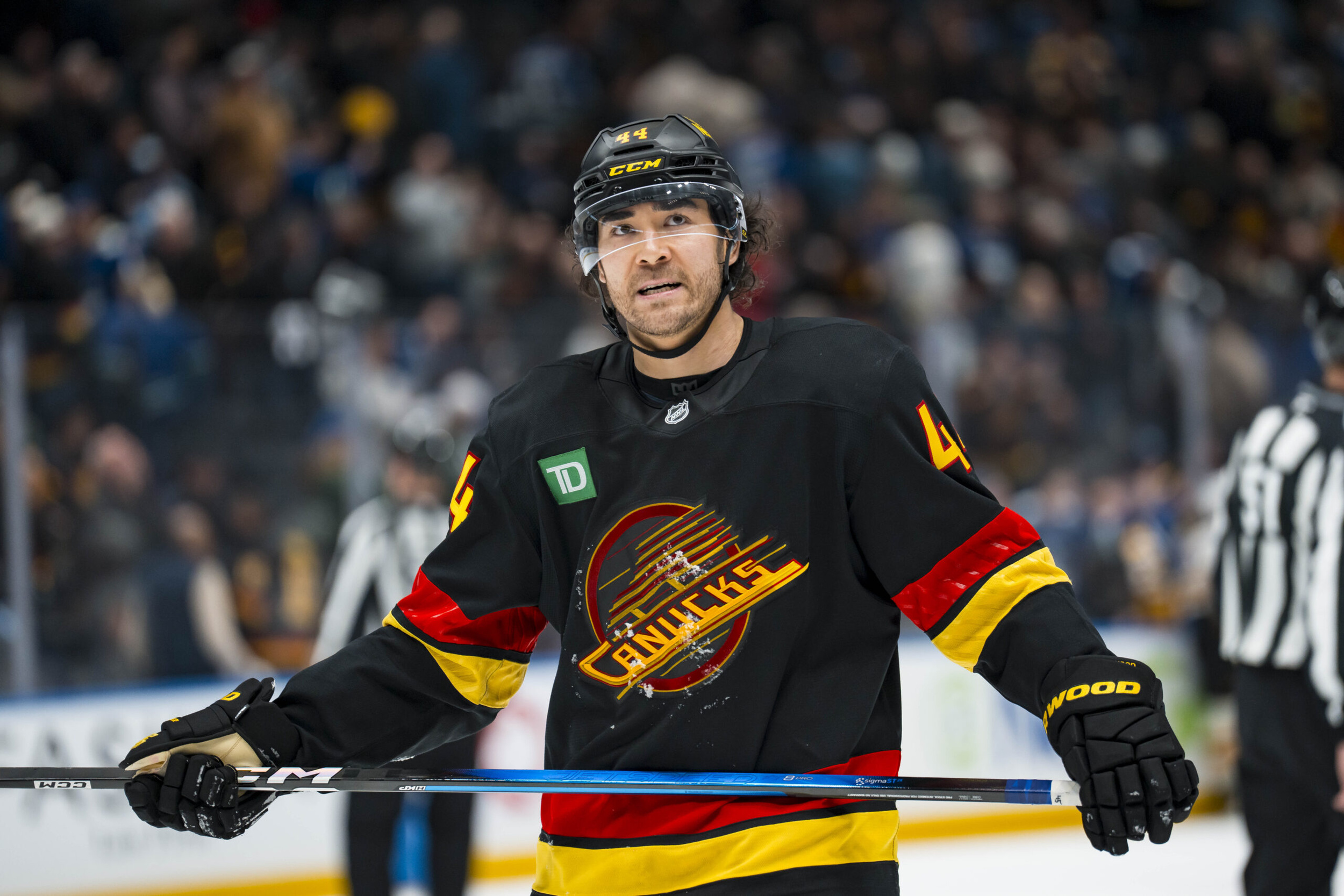 Canucks injury news: Sherwood day-to-day but could miss a week; Rossi 2 ...