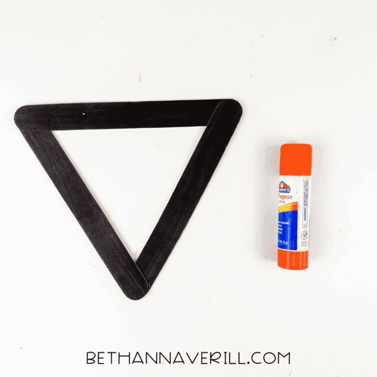 Bat popsicle stick craft