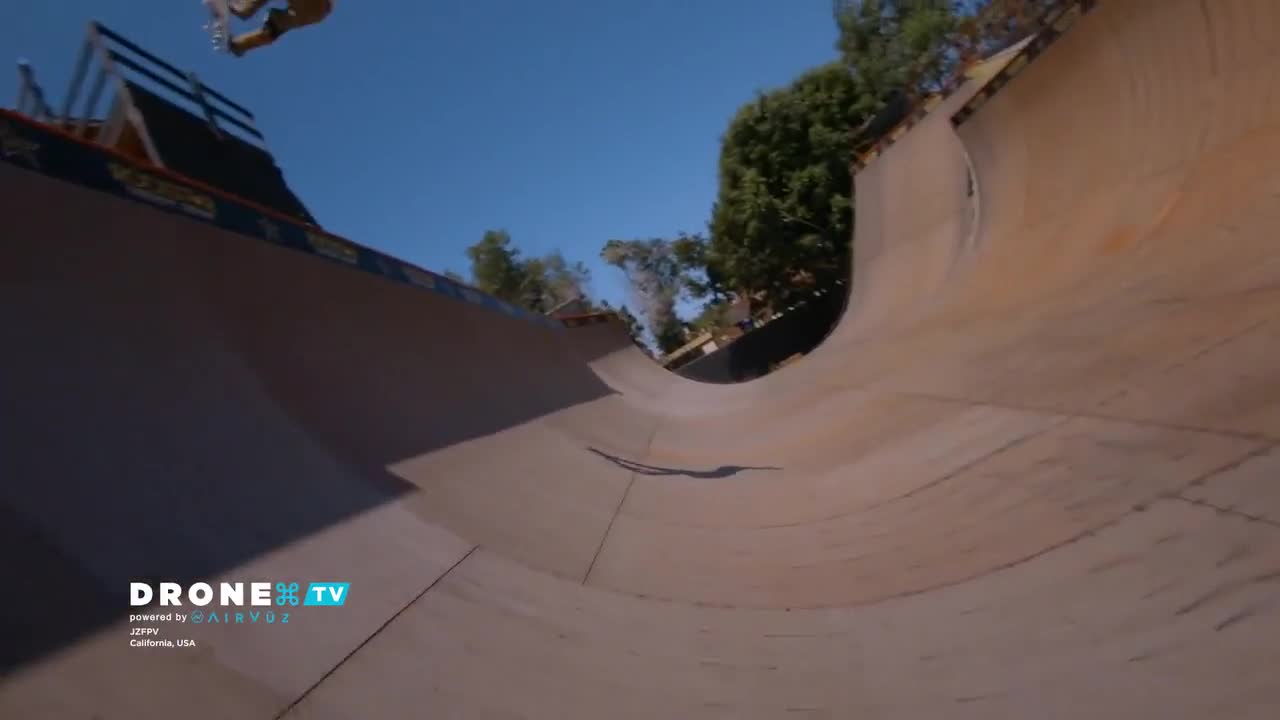 Skateboarding desde drones en primera persona, parte 1