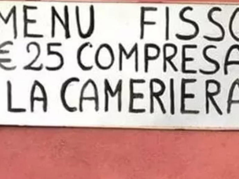 Menu fisso 25 euro compresa la cameriera: polemiche sul bar di ...