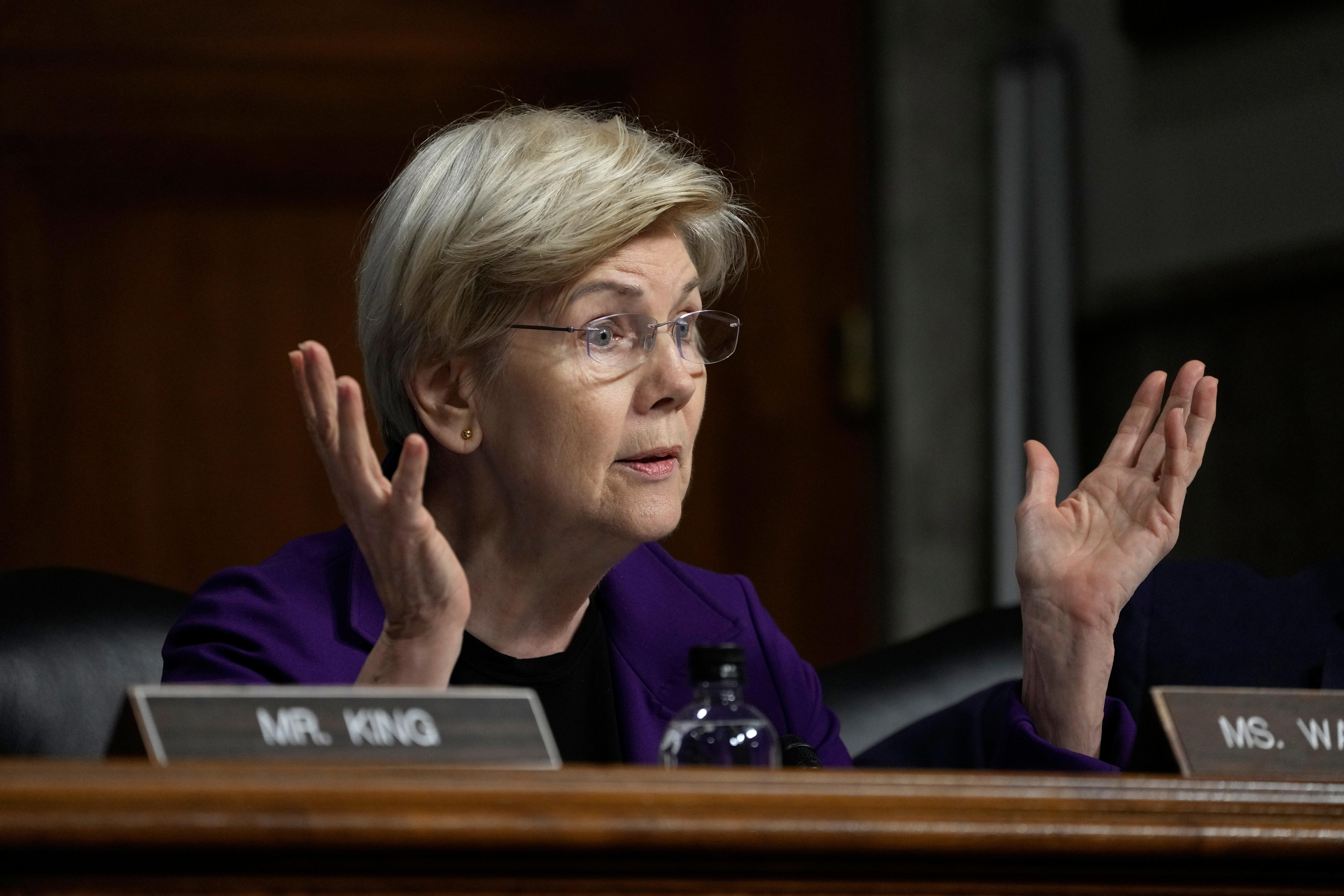 Warren warns Democrats against courting wealthy elites