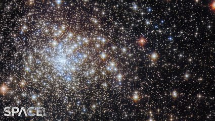 Amazing Hubble Space Telescope imagery of a globular cluster in 4K