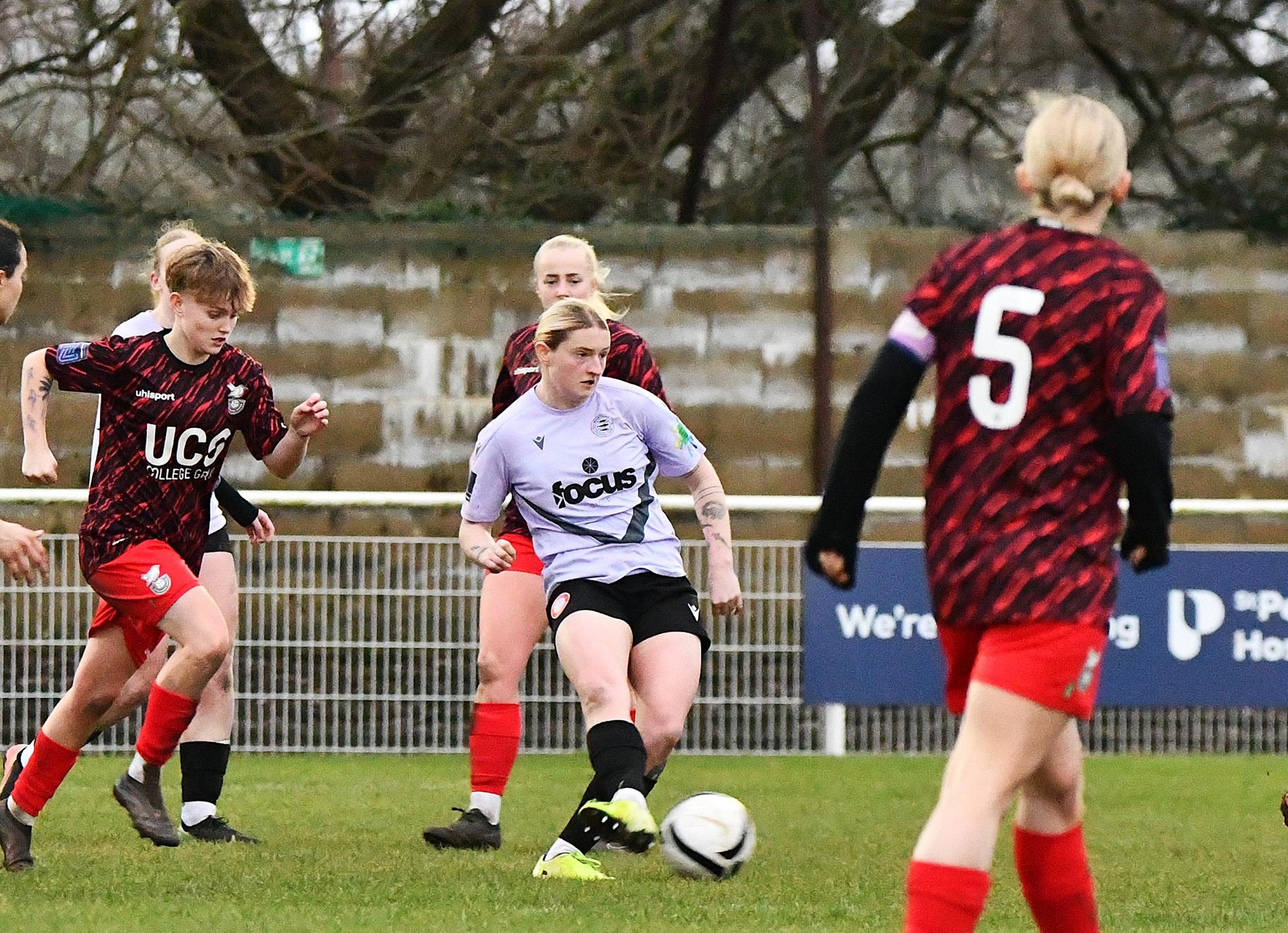 Weary Worthing women beaten by Bridgwater