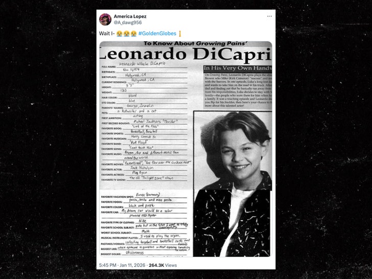 See Leonardo DiCaprio's 1991 Teen Beat interview Nikki Glaser made fun of