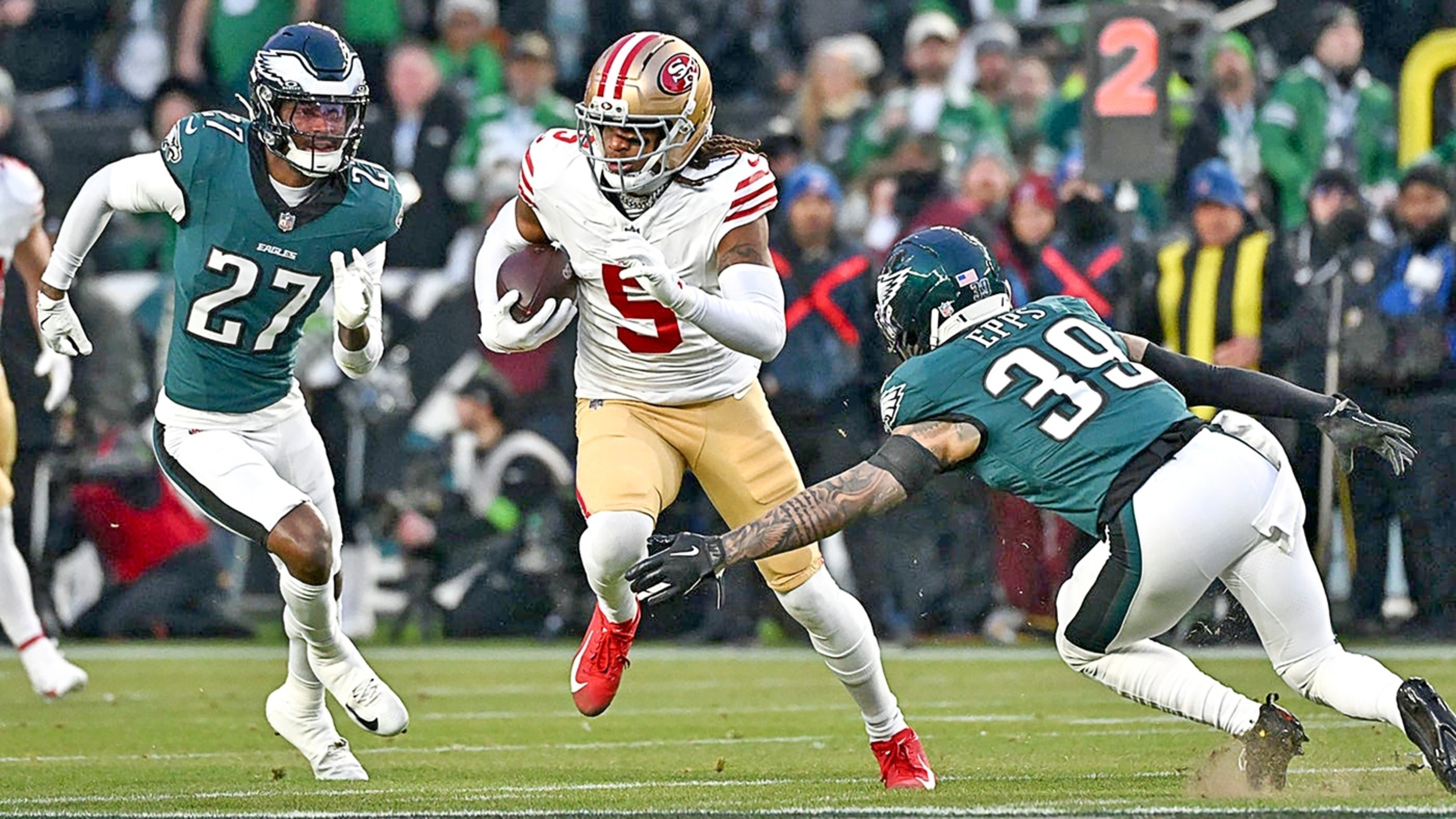 49ers vs. Eagles PFF grades: Best, worst, and snap counts from the wild ...