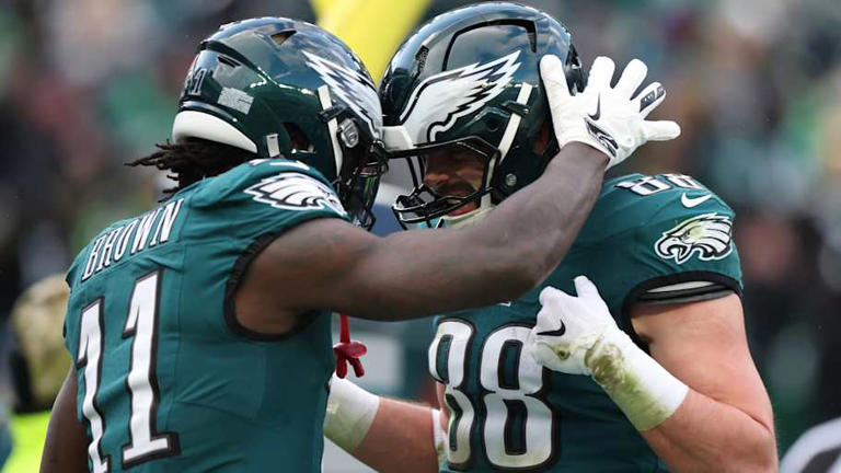 Dallas Goedert's Eagles future could be in AJ Brown's hands