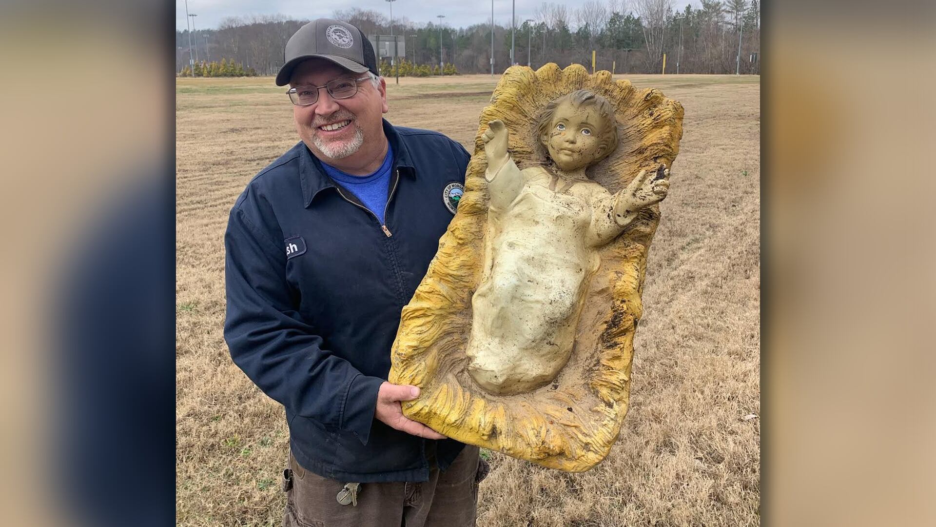 Miracle in the mud: Lost Baby Jesus figure recovered from Helene debris ...
