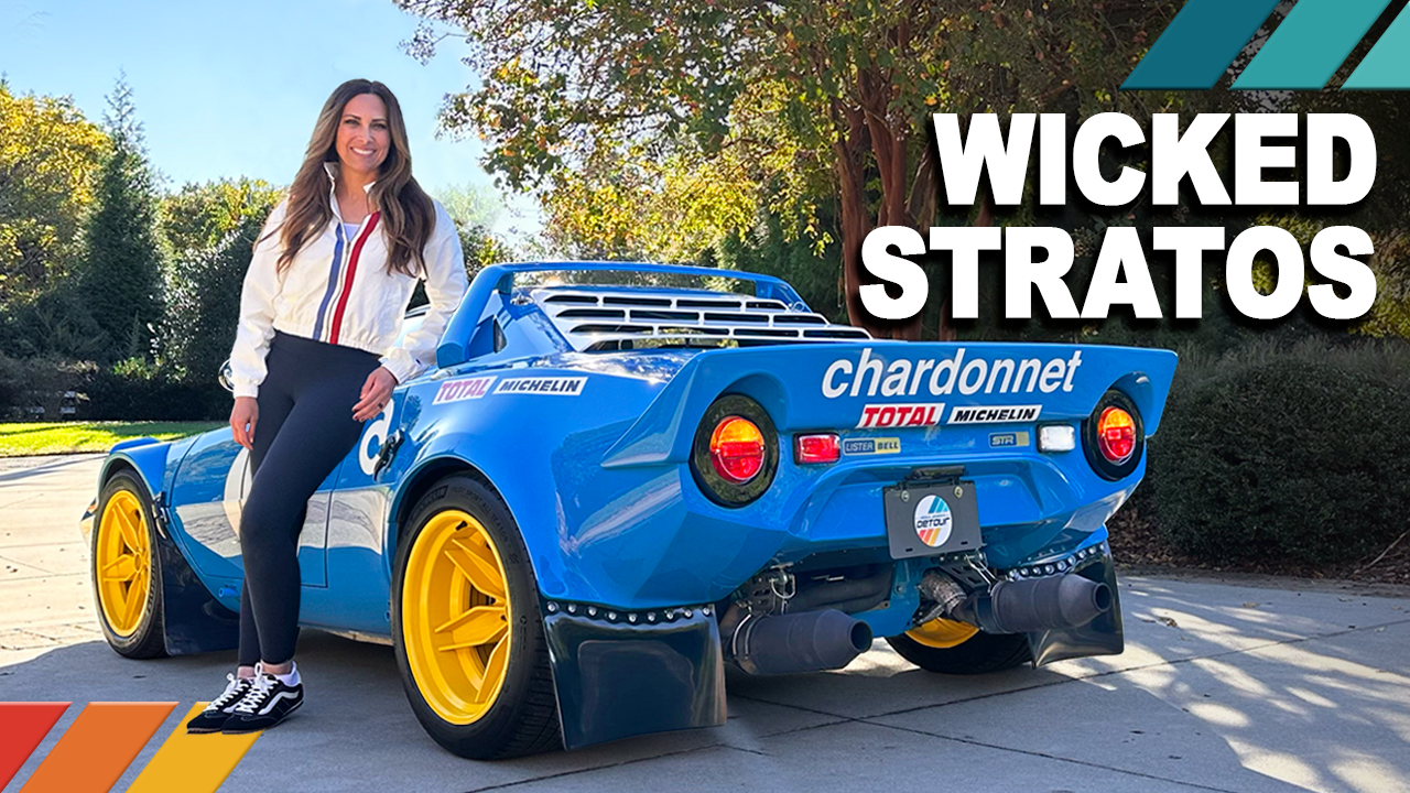 Analog 450HP Lancia Stratos LB specialist STR on twisty tarmac