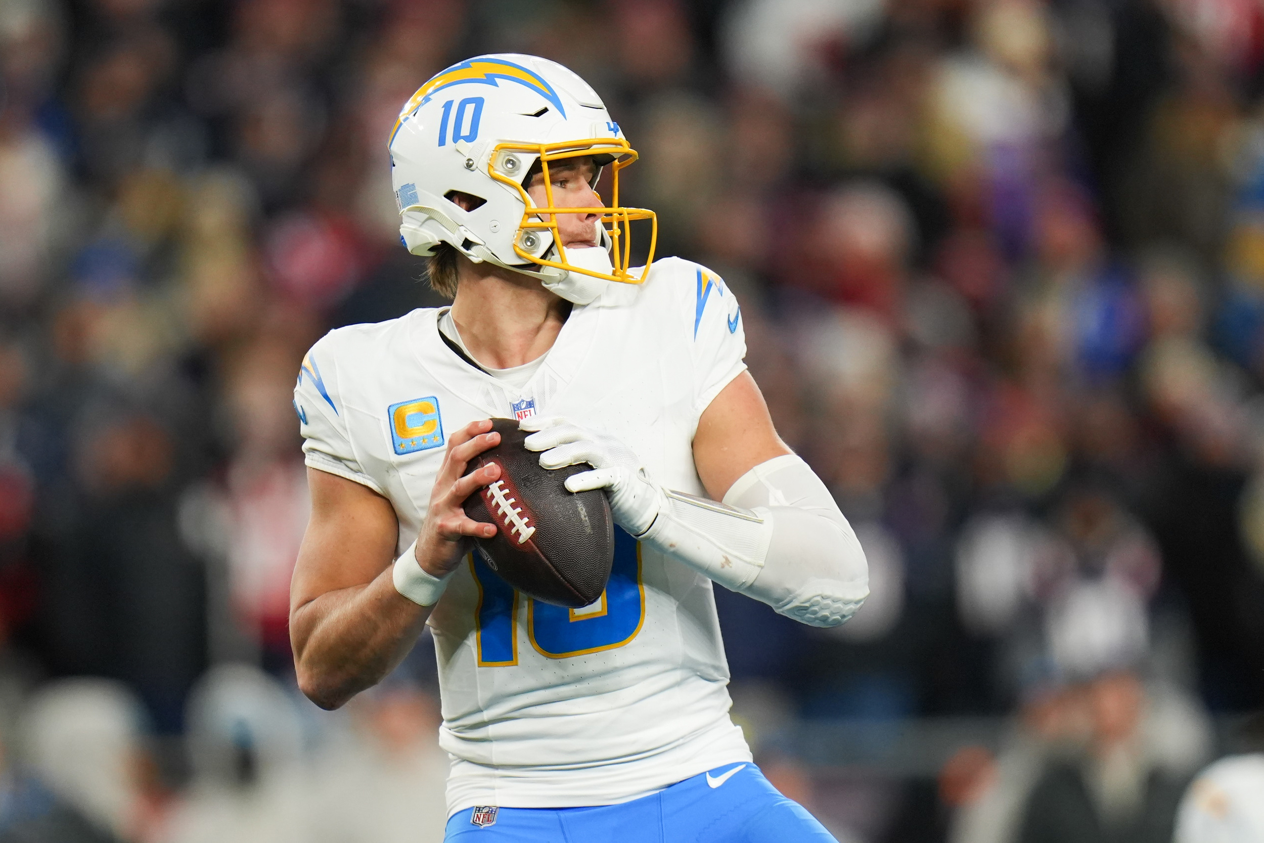 Does Chargers' Justin Herbert belong in same tier as Patrick Mahomes ...