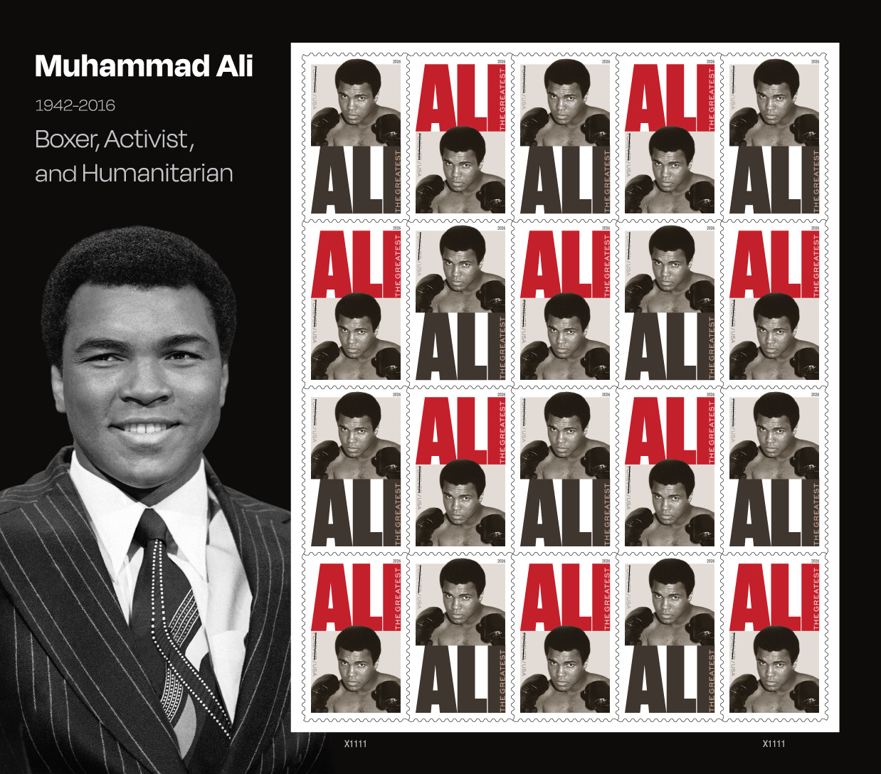 Muhammad Ali to be honored with commemorative US postage stamp