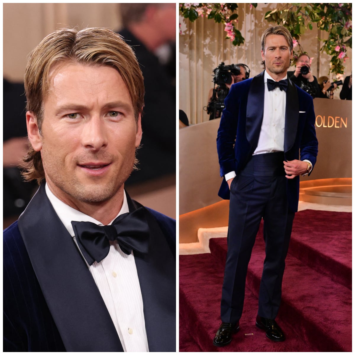 Glen Powell debuts polarizing haircut on the red carpet