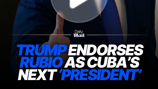 Trump says idea of Marco Rubio as 'president of Cuba' sounds good