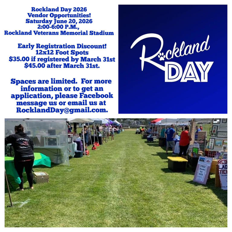 Vendors needed: Rockland Day 2026 registration now open with early bird ...