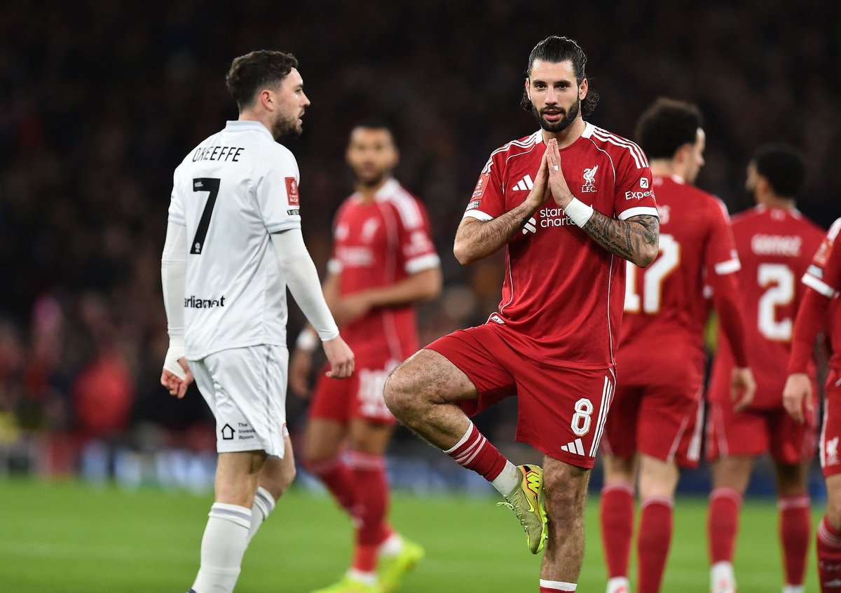 Liverpool 1-0 Barnsley: Szoboszlai opens scoring with stunner - Live