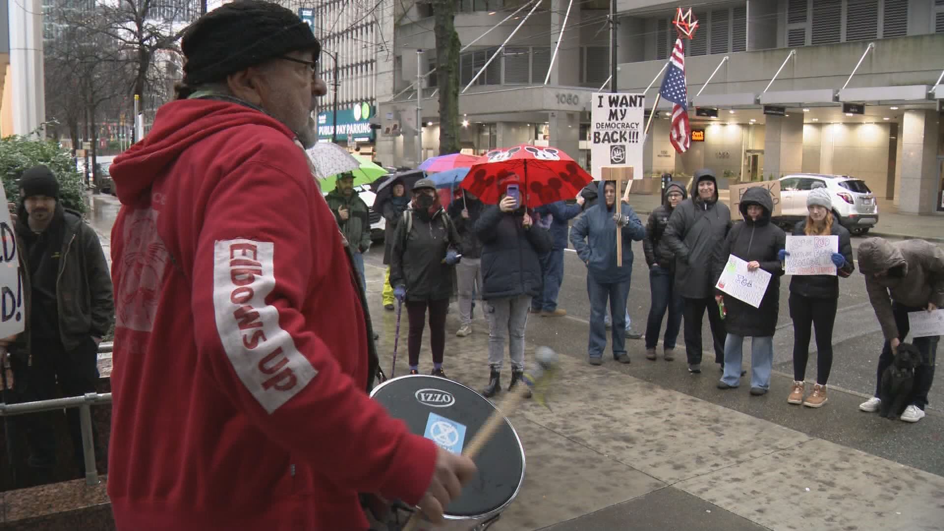 ICE protest held outside US consulate in Vancouver