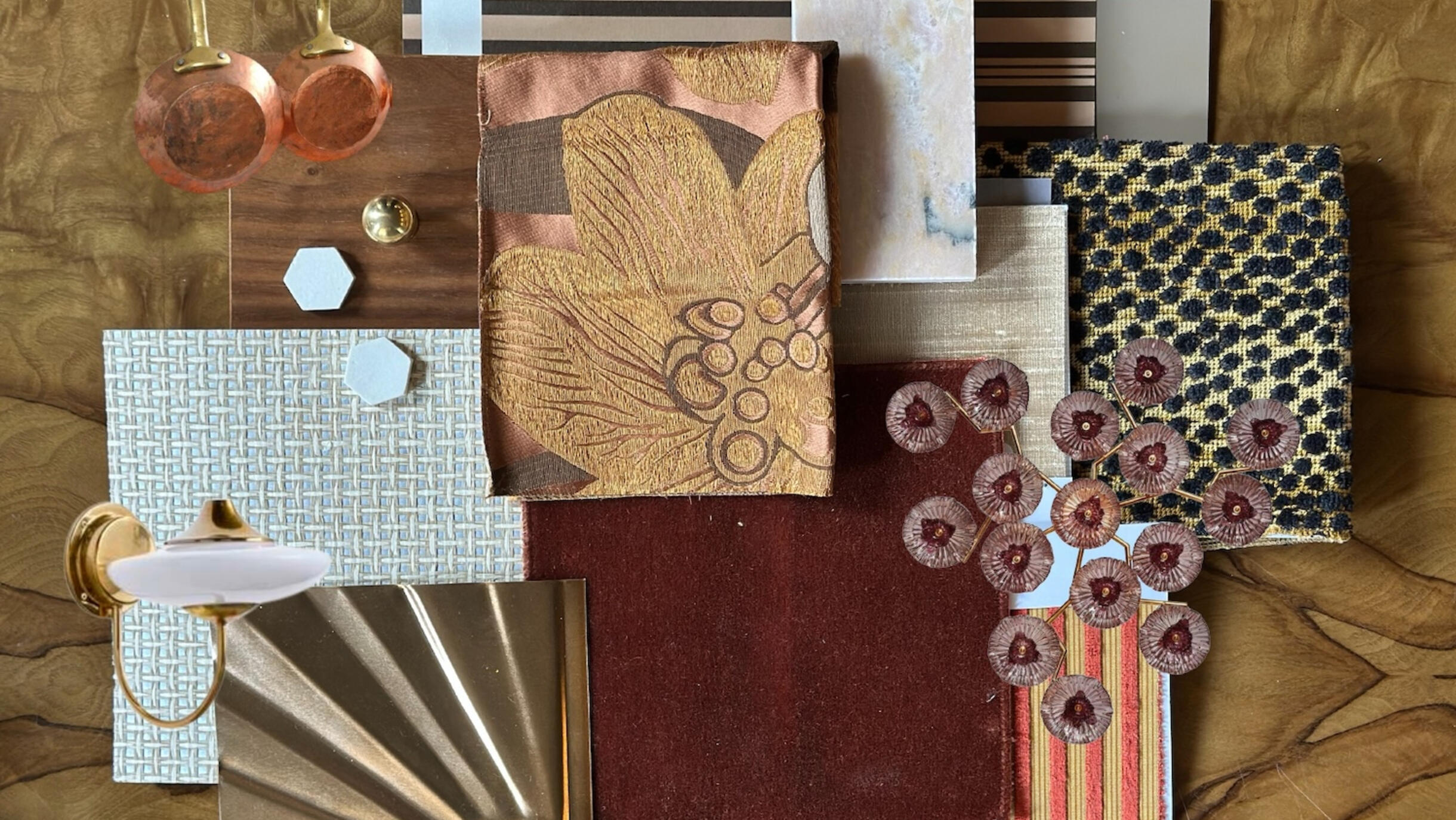 Alex Azat embraces a new beginning in Altadena with copper, silk and brass