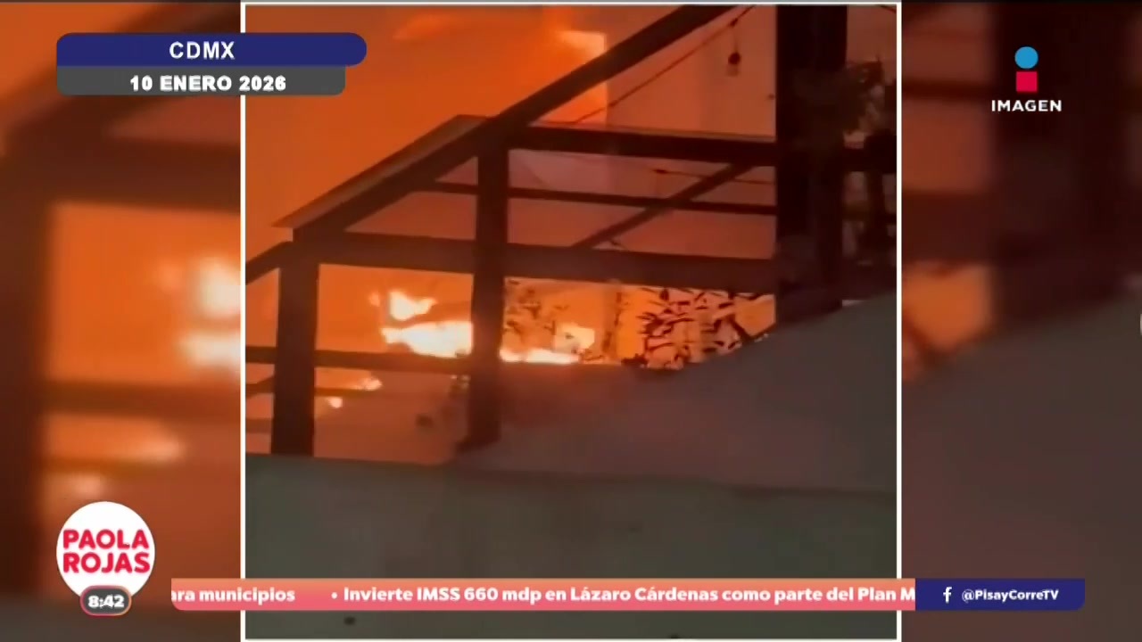 Incendio consume primer nivel de edificio en la Condesa | DPC con Paola ...