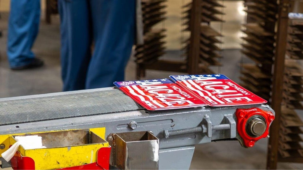 Michigan's special red, white and blue license plates for America's ...