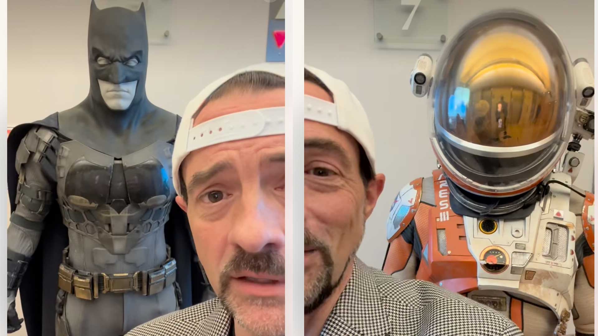 Kevin Smith reveals movie statues outside Ben Affleck and Matt Damon’s ...