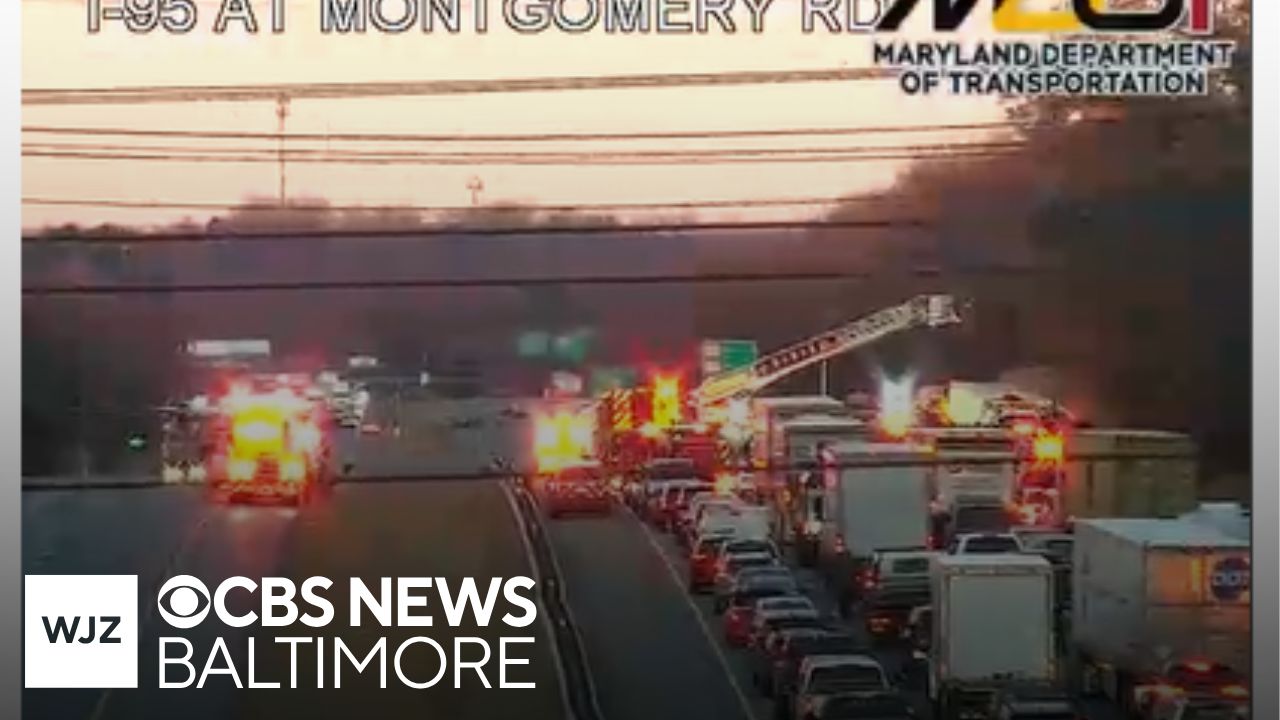 Trash truck driver killed in crash on I-95 South in Howard County