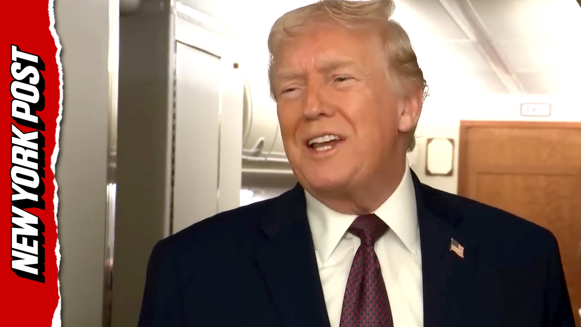 Watch Trump call out CNN reporter who tries to hide which outlet she's with