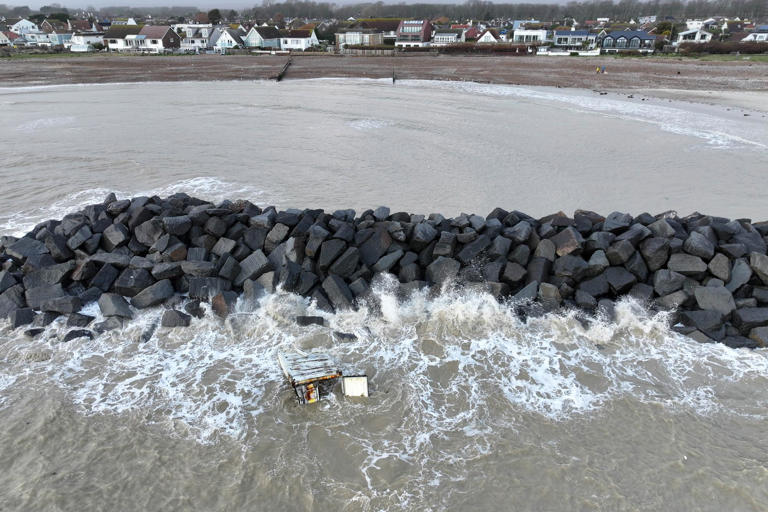Council responds after new shipping container washes up on Bognor beach