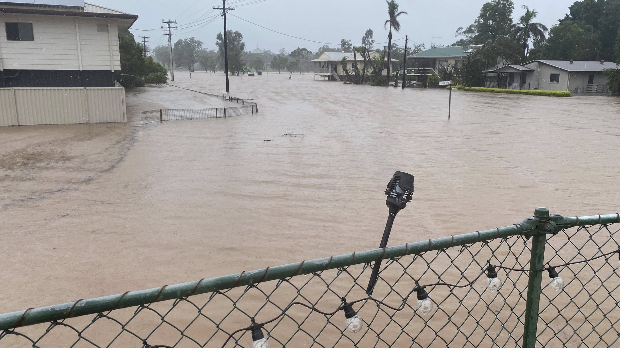 Clean-up begins for Clermont as ex-Cyclone Koji moves west