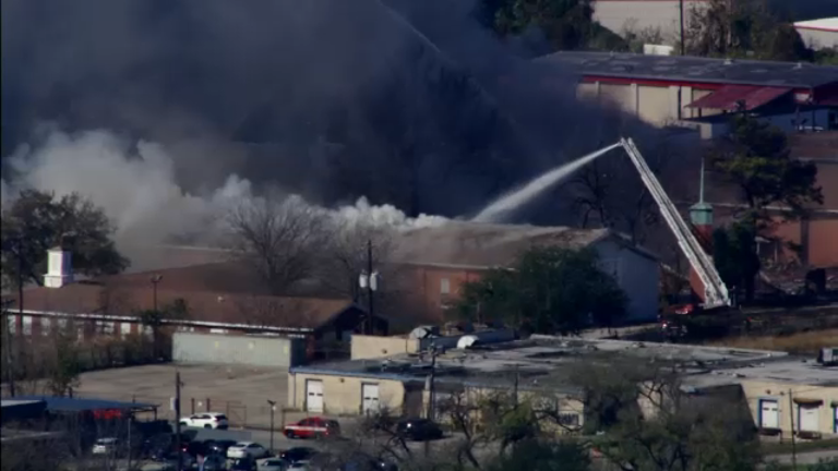 HFD investigating cause of church fire near the North Freeway ...