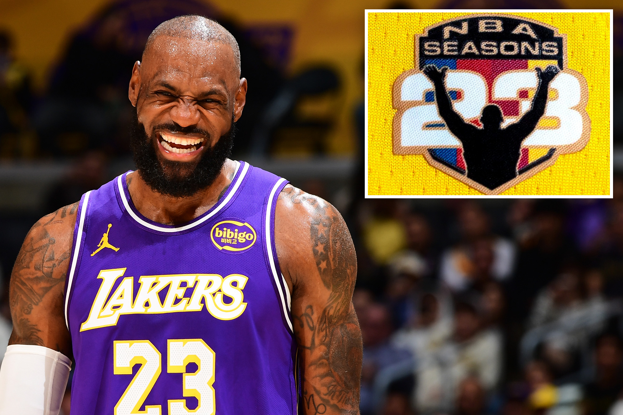 LeBron James to wear special jersey patch for rest of NBA season