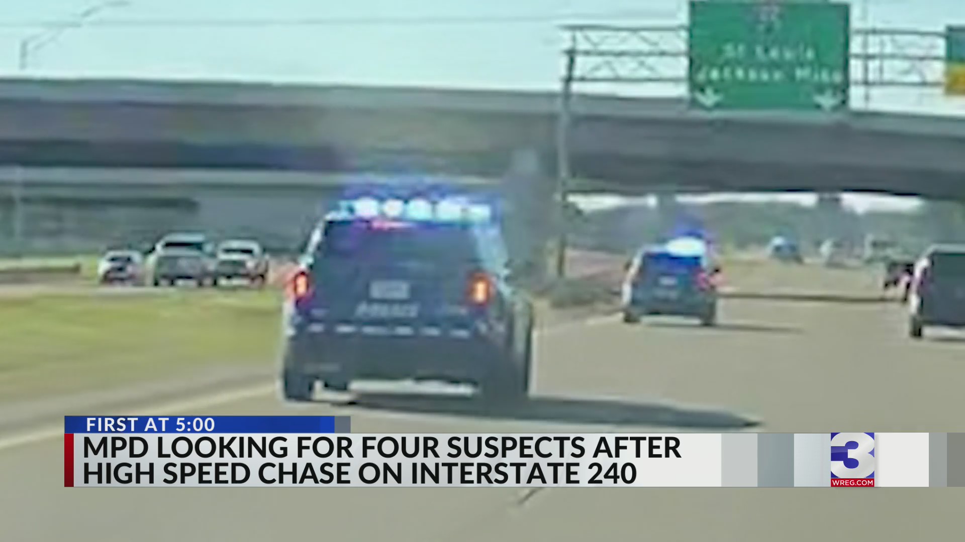 4 wanted after armed carjacking at car wash leads to I-240 chase