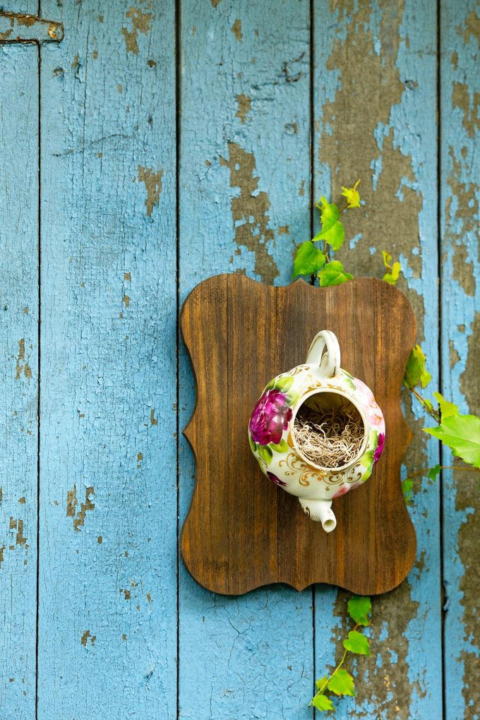 Make a DIY birdfeeder and teapot birdhouse with vintage china