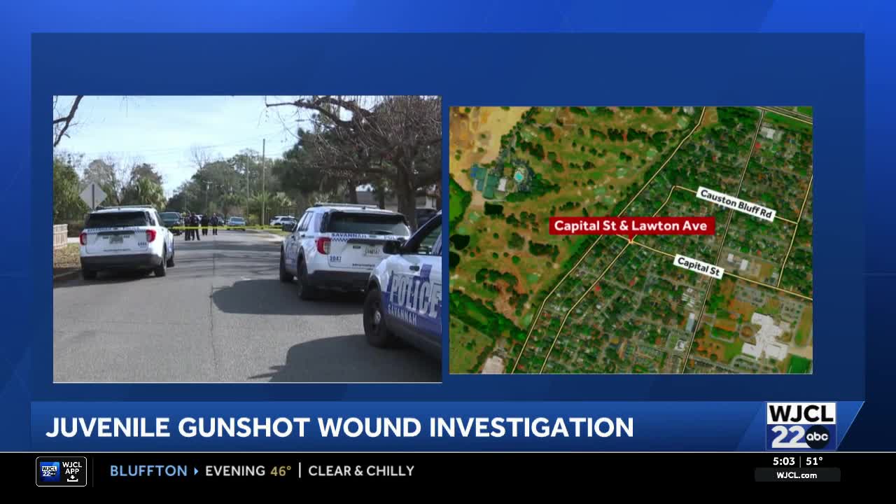 Teen shot in the abdomen in Savannah