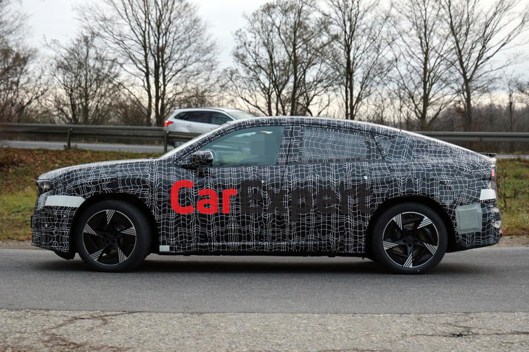 2027 BMW iX4 fastback electric SUV spied
