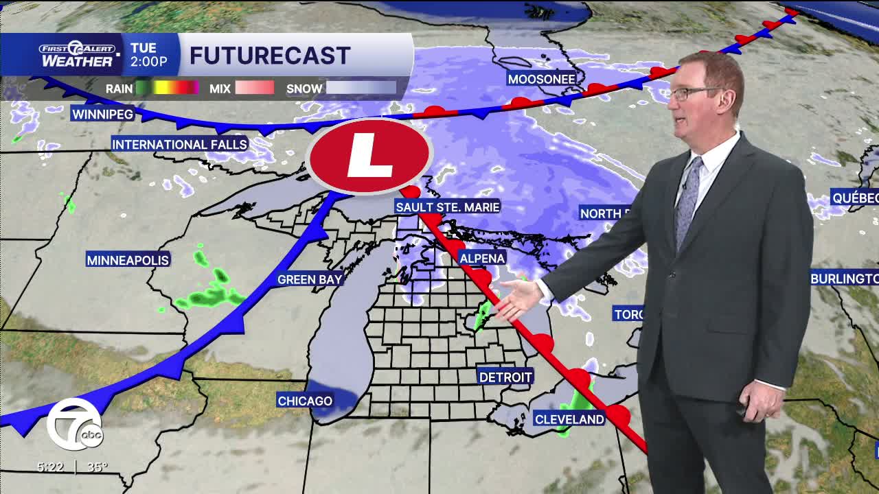 Mild Tuesday, then back to January
