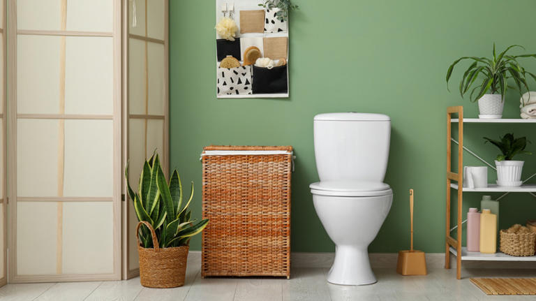 The spa-inspired green paint color that's making your bathroom look dated