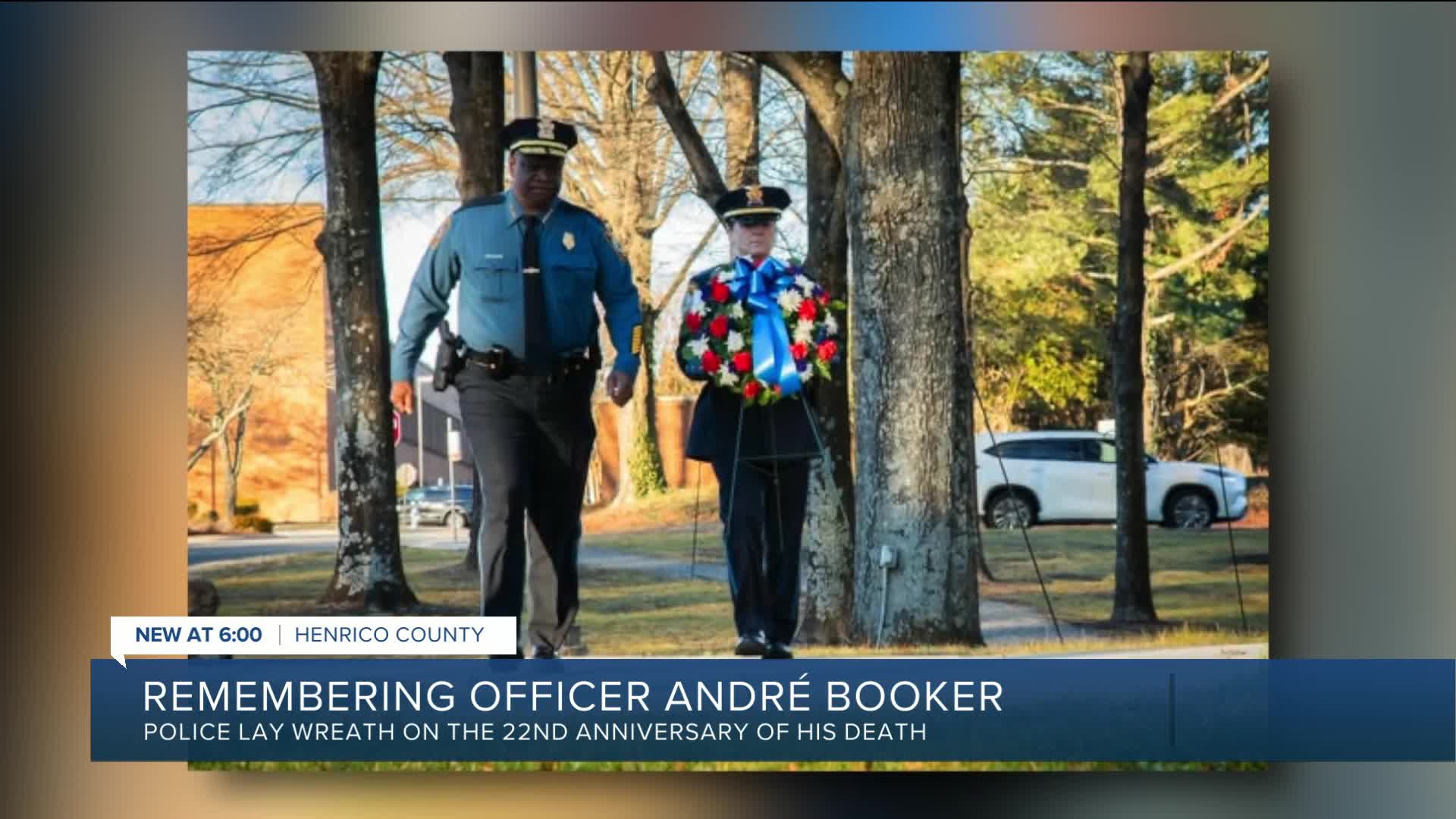 Henrico police honor fallen officer Andre Booker