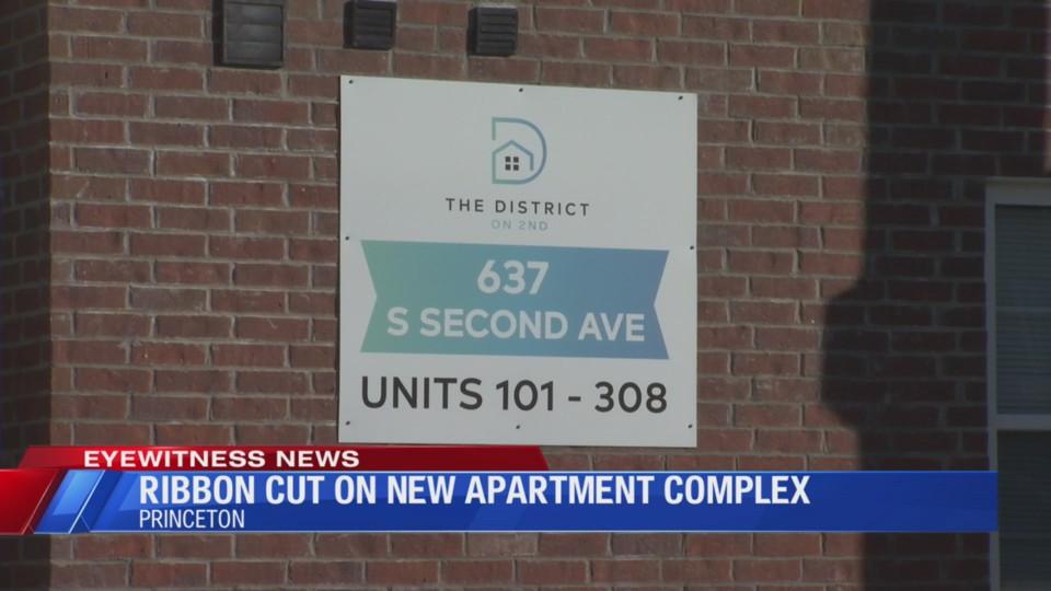Ribbon cut on new apartment complex in Princeton