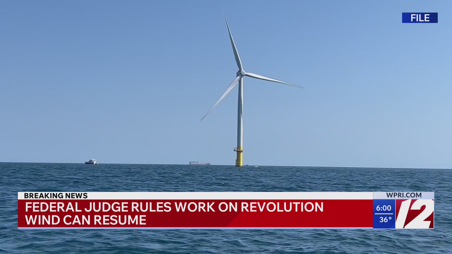 Federal judge rules work on Revolution Wind can resume